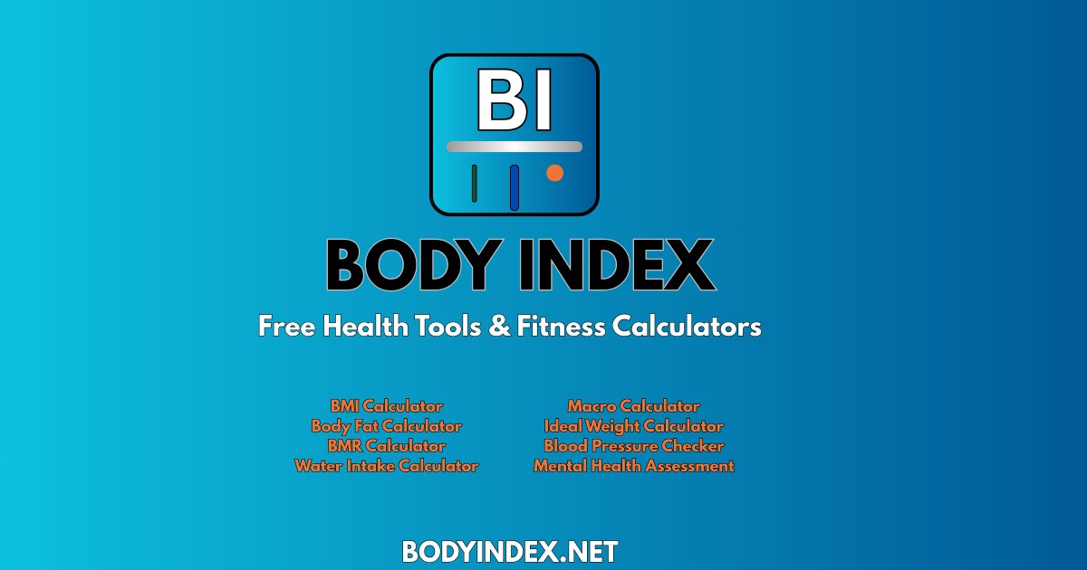 Body Index - Free Health Tools & Fitness Calculators